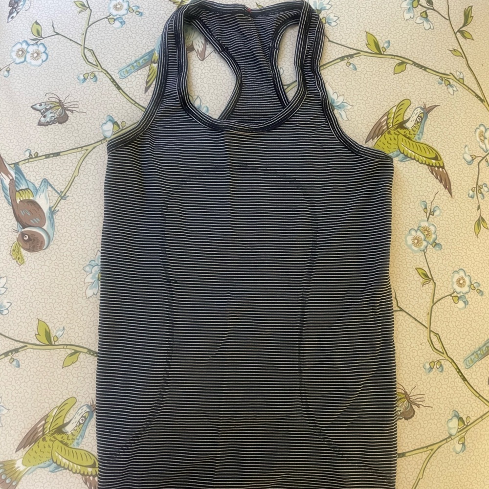 Lululemon Striped Swiftly Tech Tank - Gem